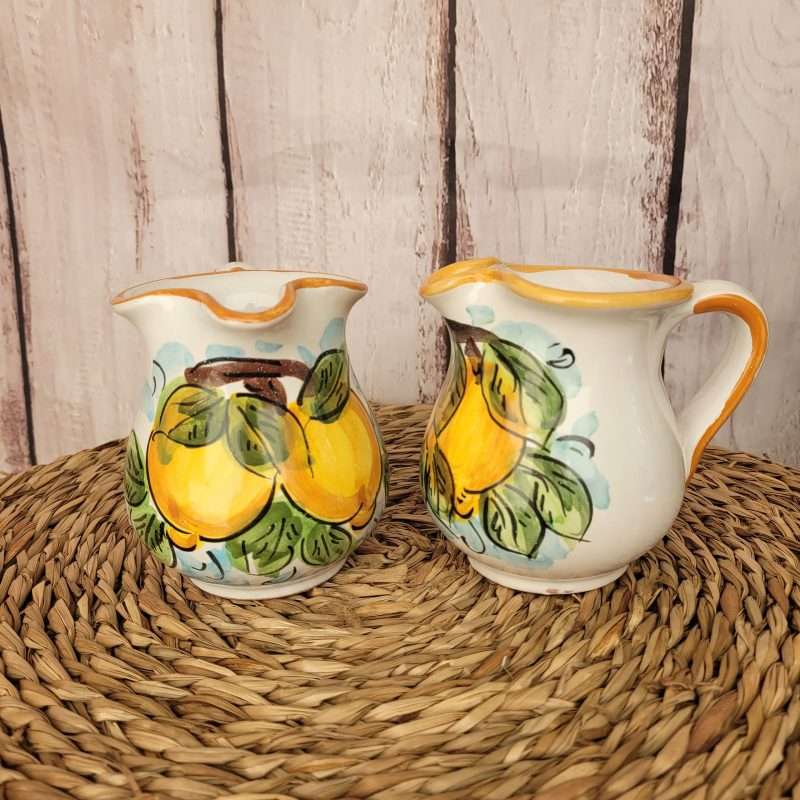 Bomboniera Matrimonio - Mini Brocca con Limoni in Ceramica - Kartoflak